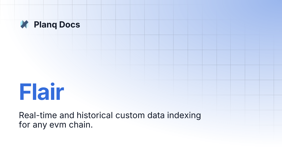 Flair | Planq Docs